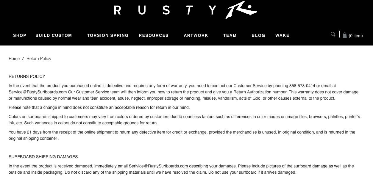 Ecommerce & Dropshipping Return Policy Templates [examples] - Storehacks