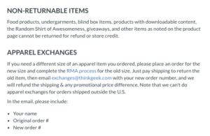Ecommerce & Dropshipping Return Policy Templates [examples] - Storehacks